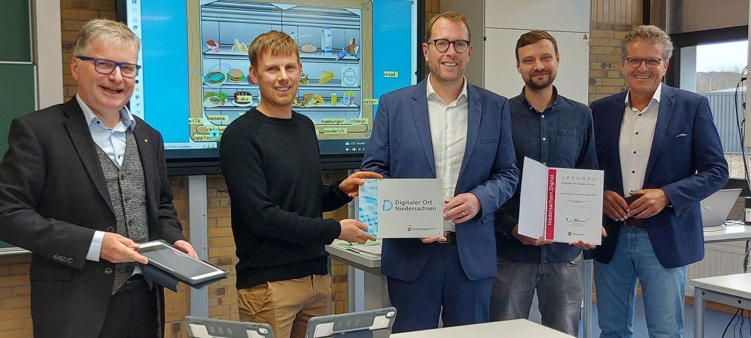 Digitaler Ort Niedersachsen - Auszeichnung der OBS-GY - OBS-GY Bissendorf